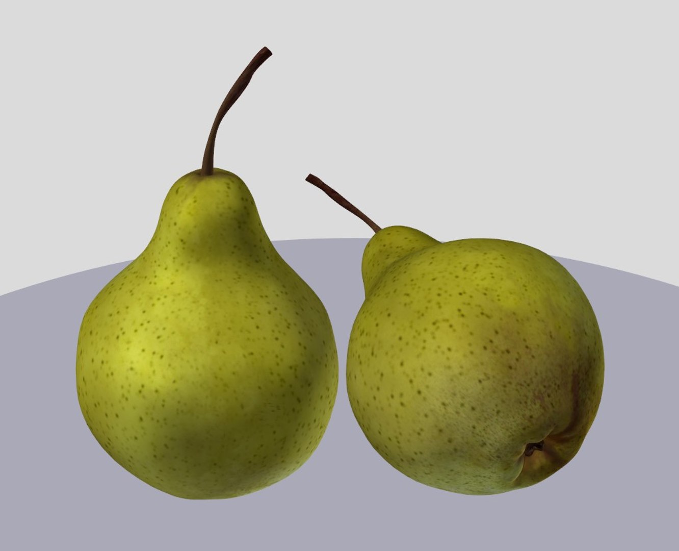 Free Pears Normal 3d Model