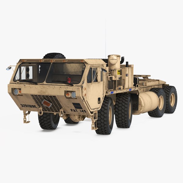 modelo 3d Camión militar Oshkosh HEMTT M985 arena Rigged - TurboSquid ...