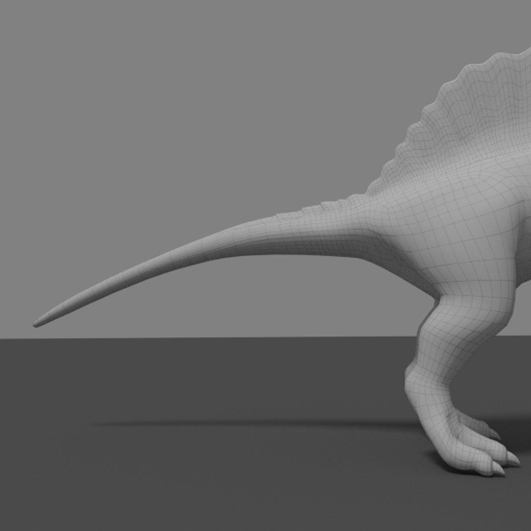 3d Model Of Spinosaurus Spinosaur