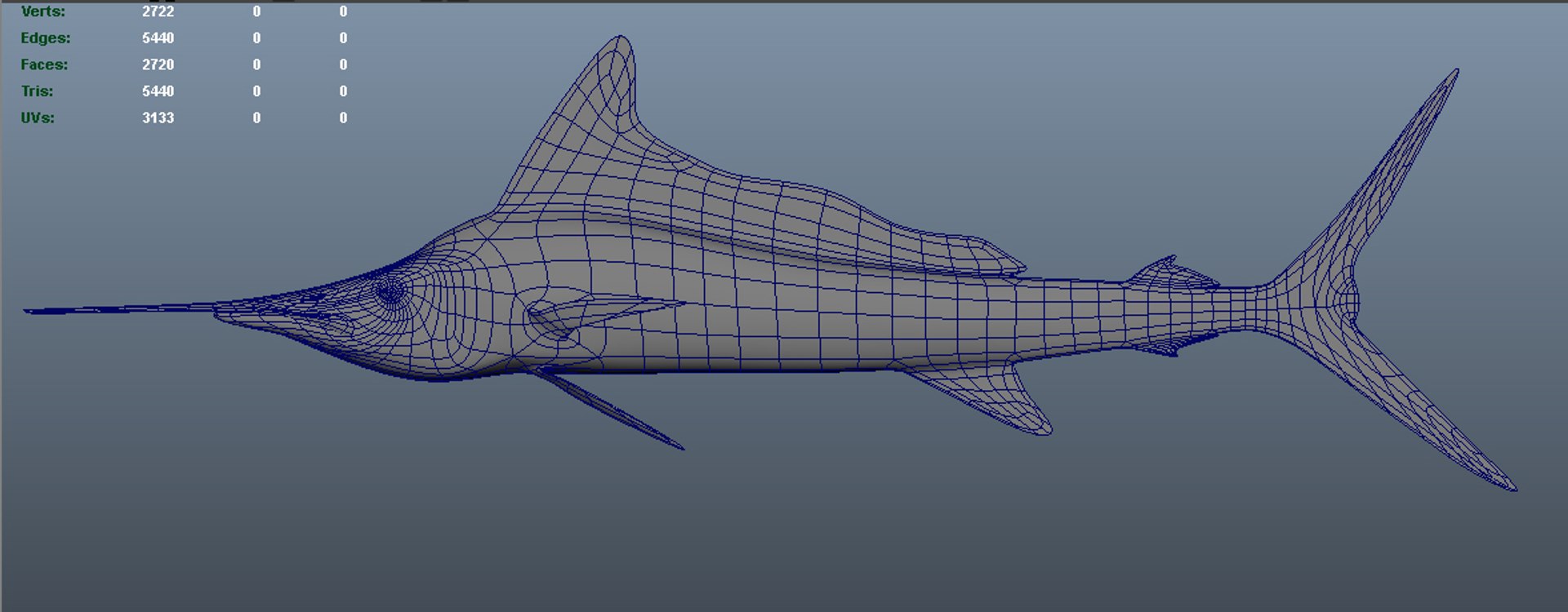 3D Blue Marlin Model - TurboSquid 1210459