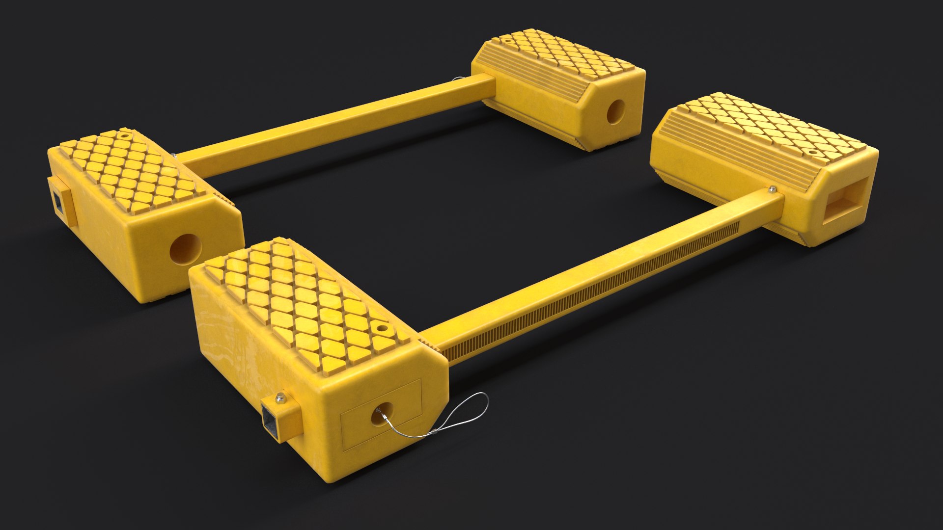 USN Wheel Chocks 3D Model - TurboSquid 1974195