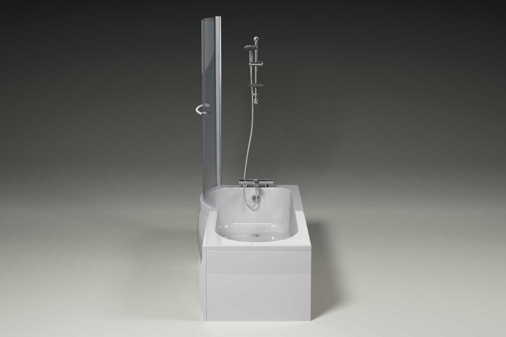 Bath Shower Model - TurboSquid 1295495