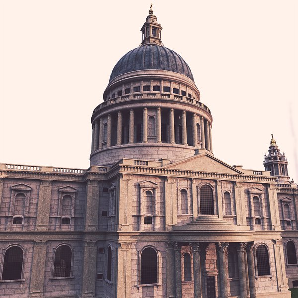 modelo 3d Catedral de San Pablo - TurboSquid 2138658