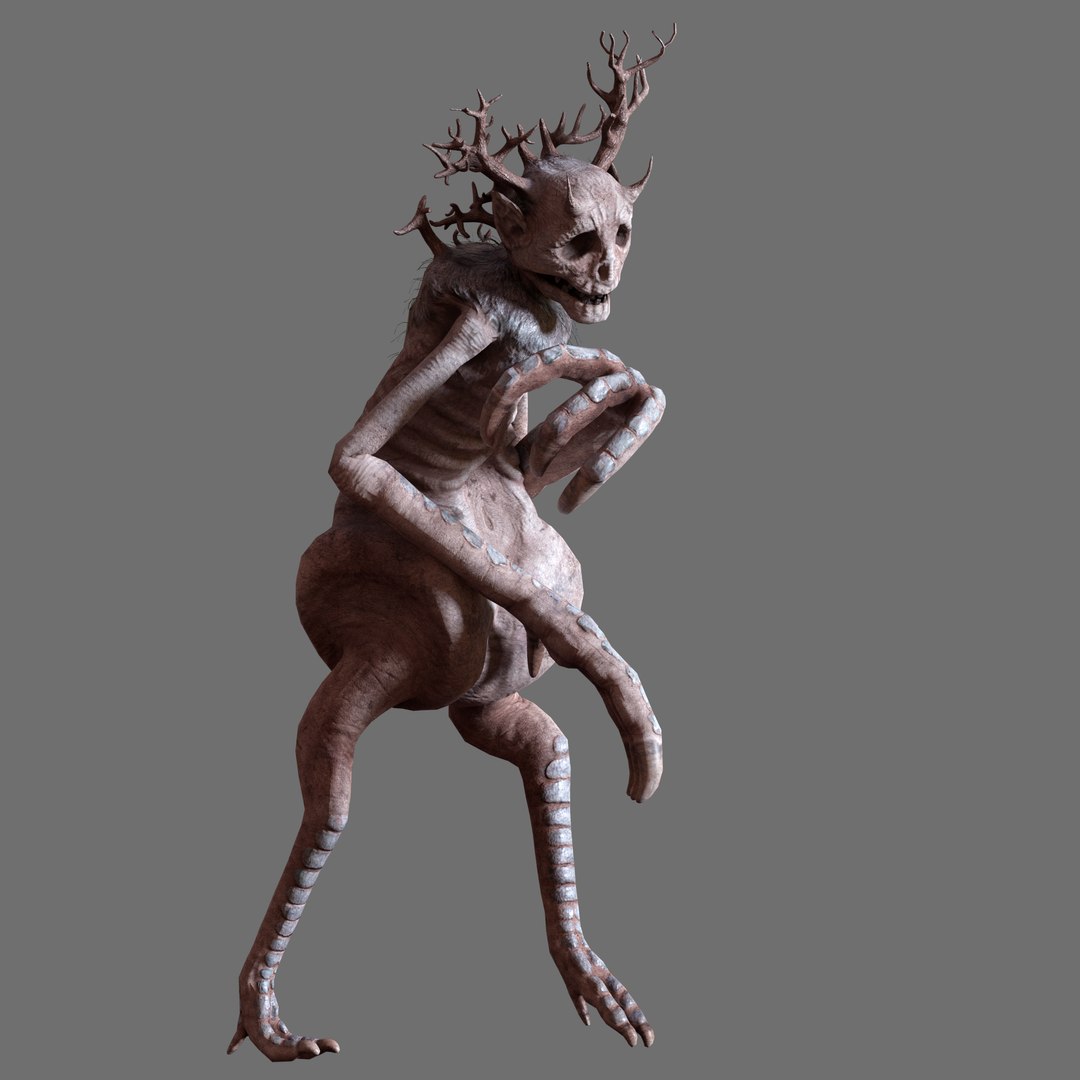 Demon creature 3D model - TurboSquid 1434380