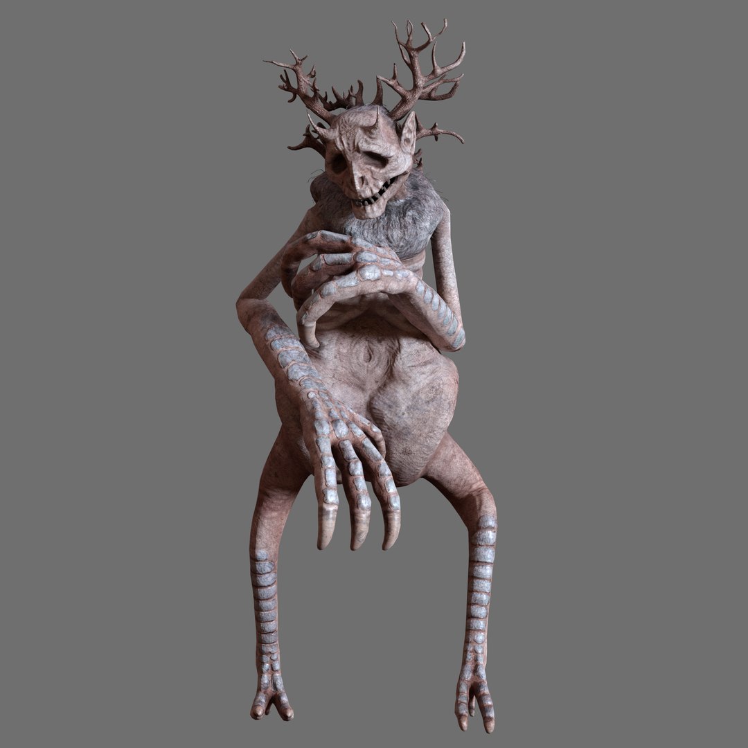 Demon creature 3D model - TurboSquid 1434380