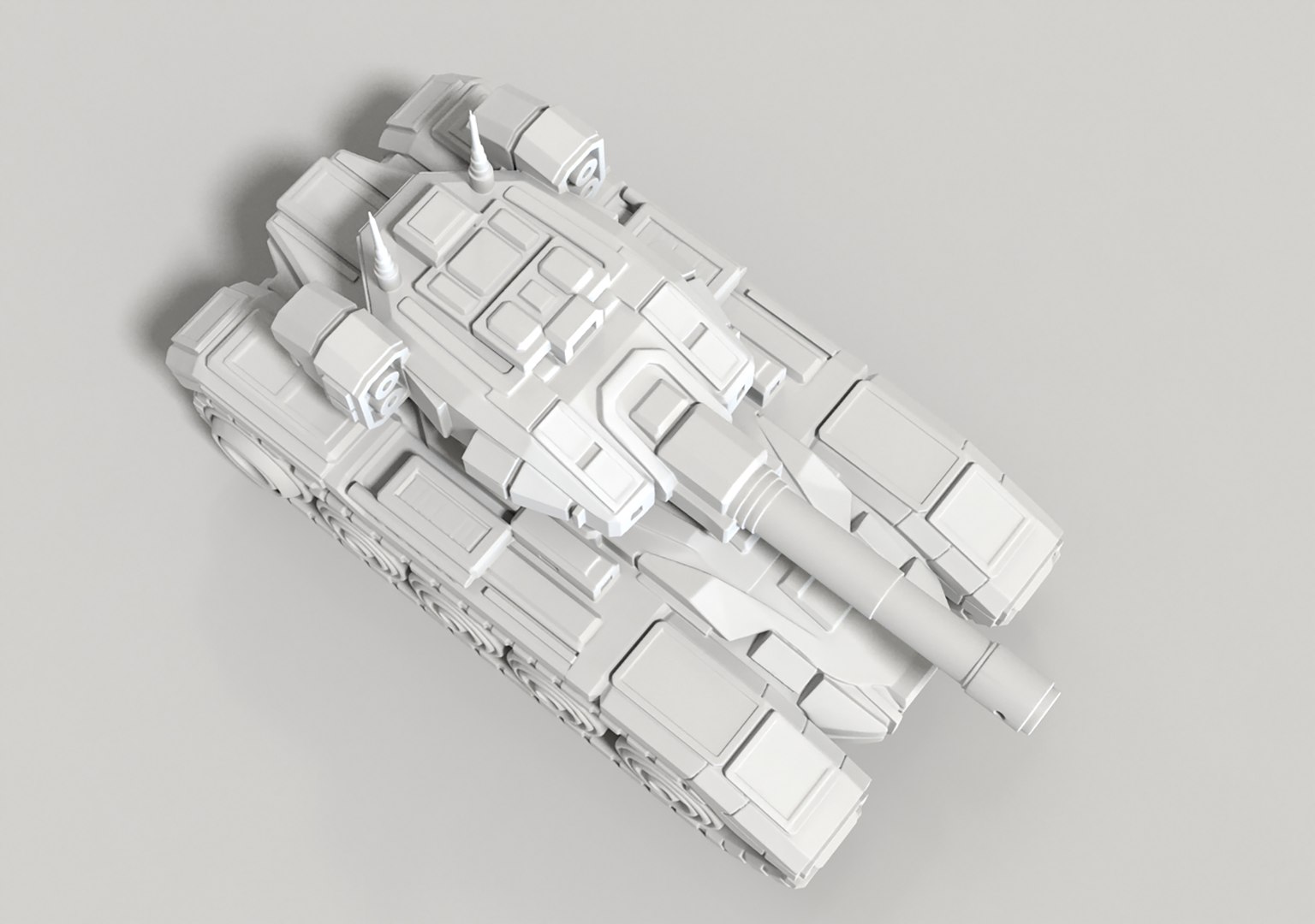 3D Tank STL 3D Printable Battle Combat Tank - TurboSquid 2428906