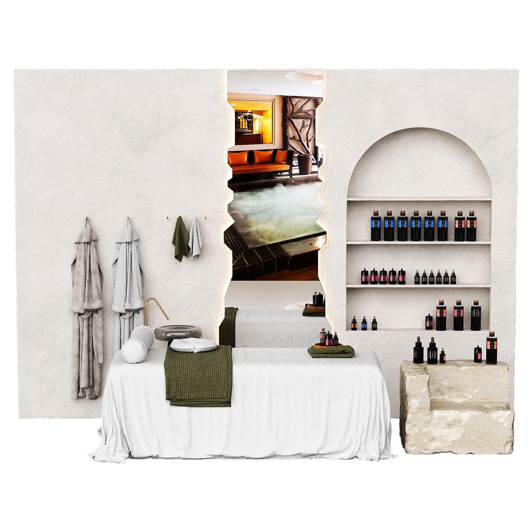 3D Modern Spa - TurboSquid 2311539