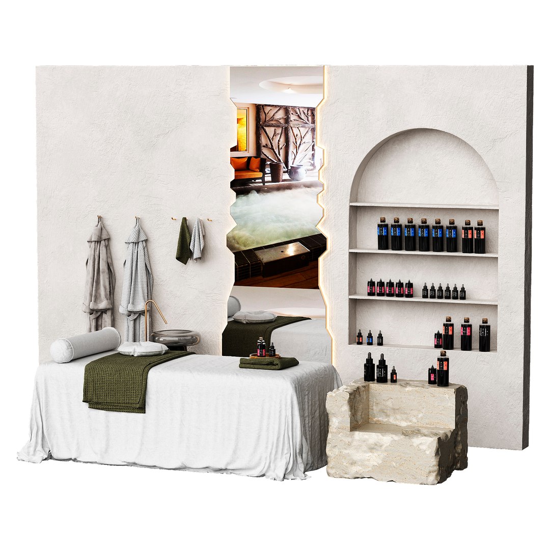 3D Modern Spa - TurboSquid 2311539