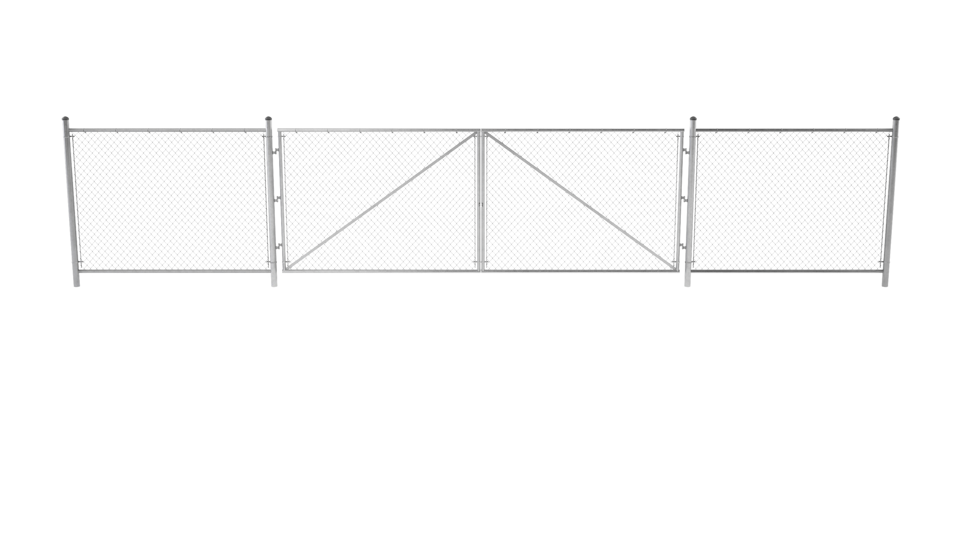 3D Chain Link Gate Model - TurboSquid 2318208