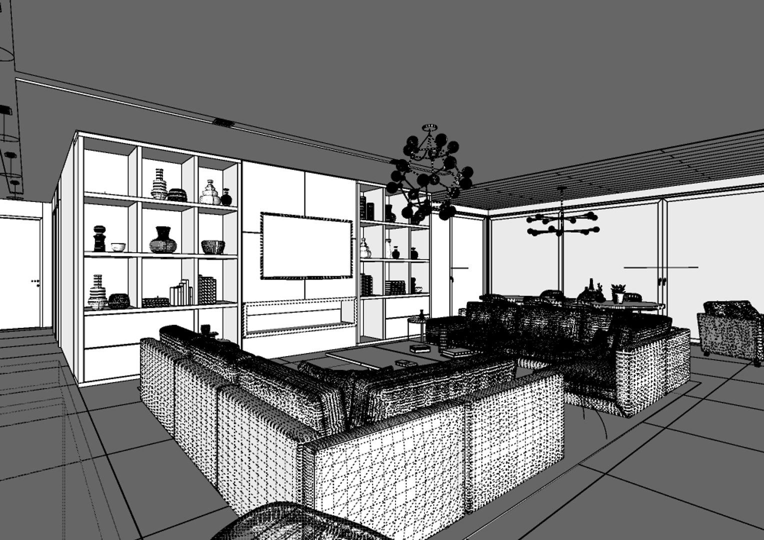 3D Scene Sketchup - TurboSquid 1501807