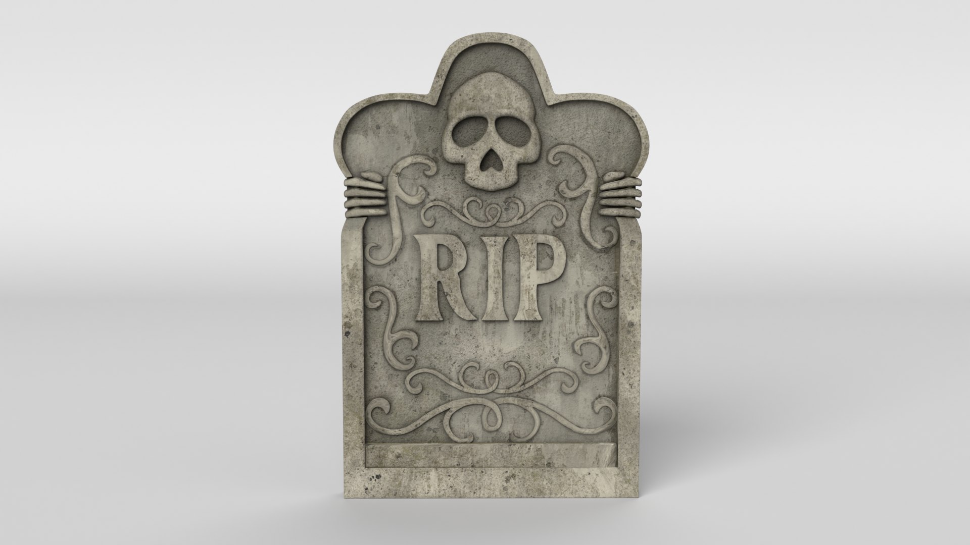 3D Model Gravestone Grave - TurboSquid 1612933