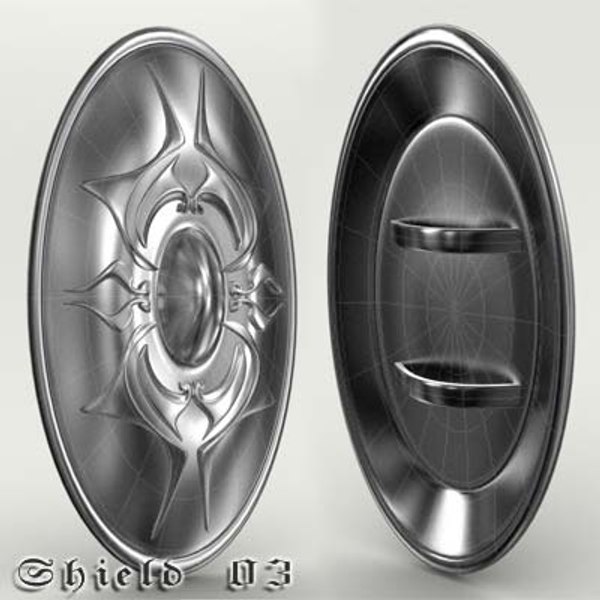 3d model of shield 03