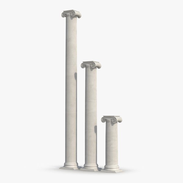 3d obj ionic column