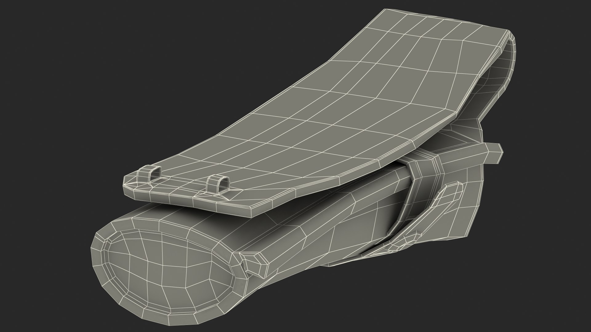 Leather Holster Empty 3D Model - TurboSquid 1808631