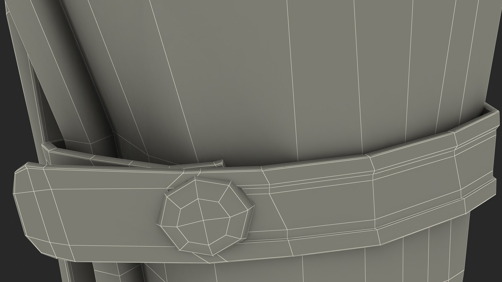 Leather Holster Empty 3D Model - TurboSquid 1808631