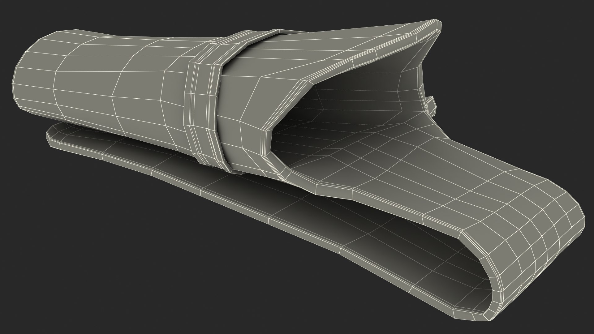 Leather Holster Empty 3D Model - TurboSquid 1808631