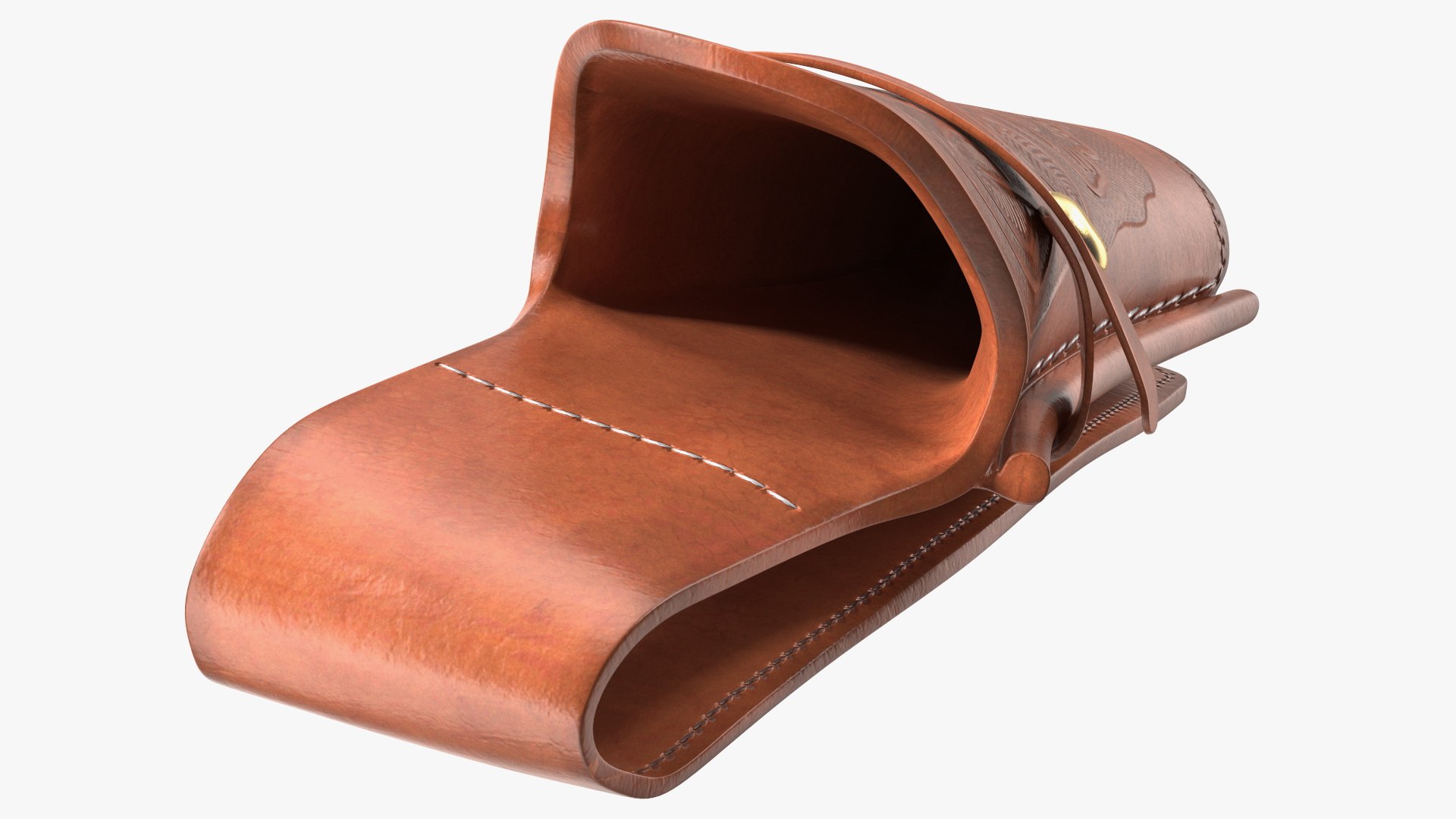 Leather Holster Empty 3D model - TurboSquid 1808631