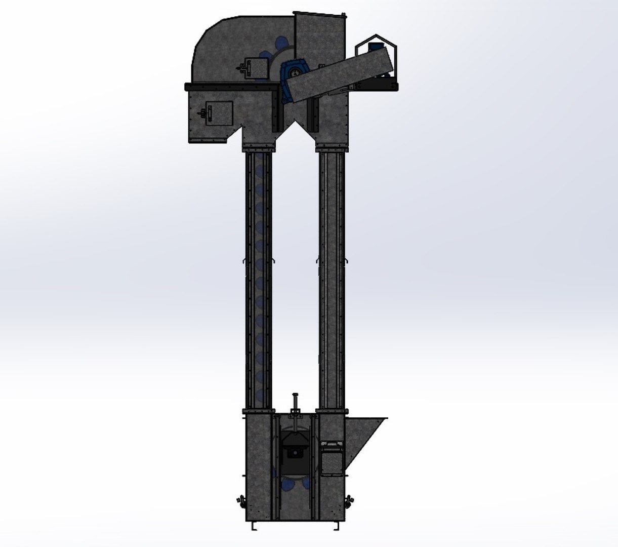 3D Model Bucket Elevator Ready For Manifacture - TurboSquid 2216766