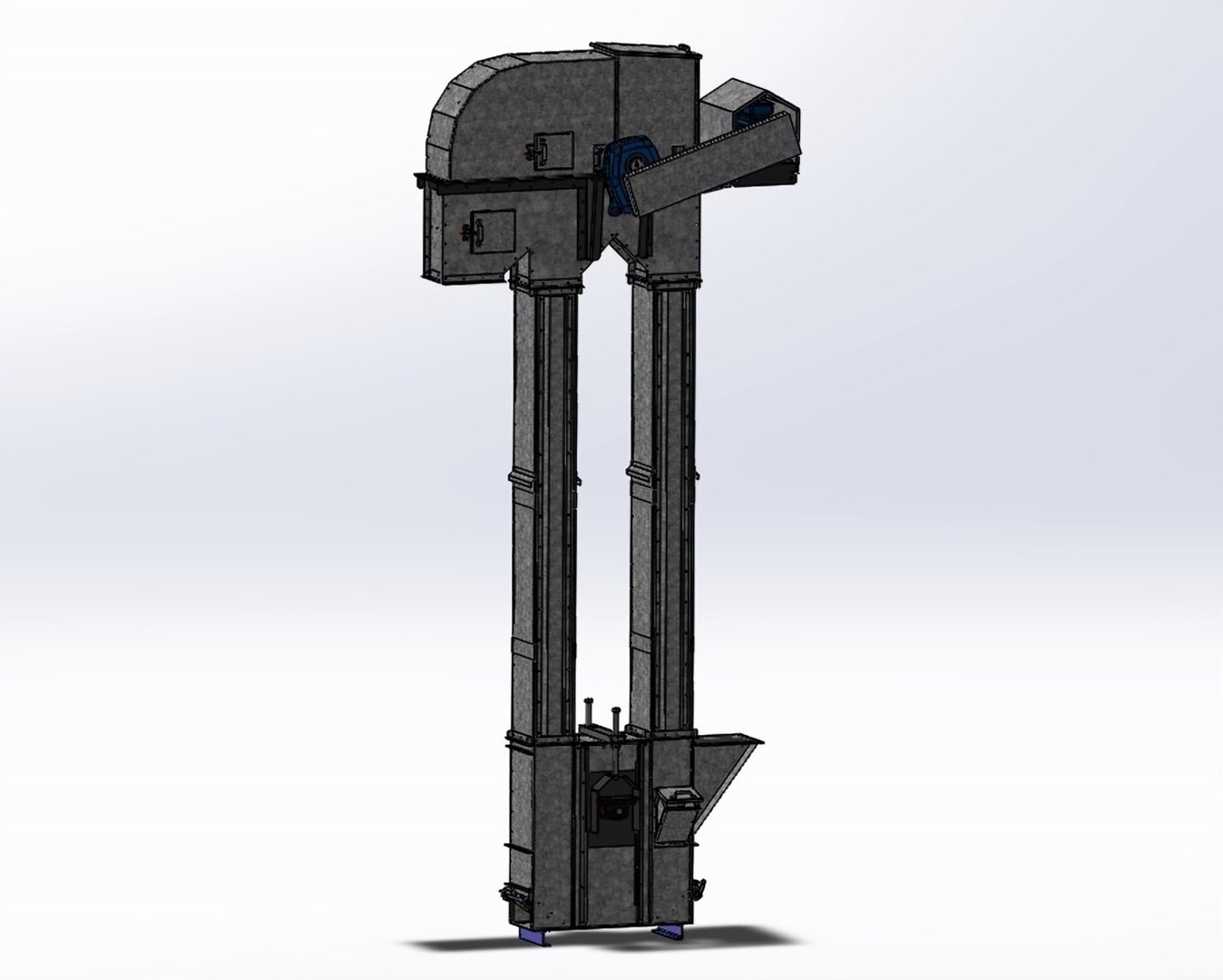 3D Model Bucket Elevator Ready For Manifacture - TurboSquid 2216766