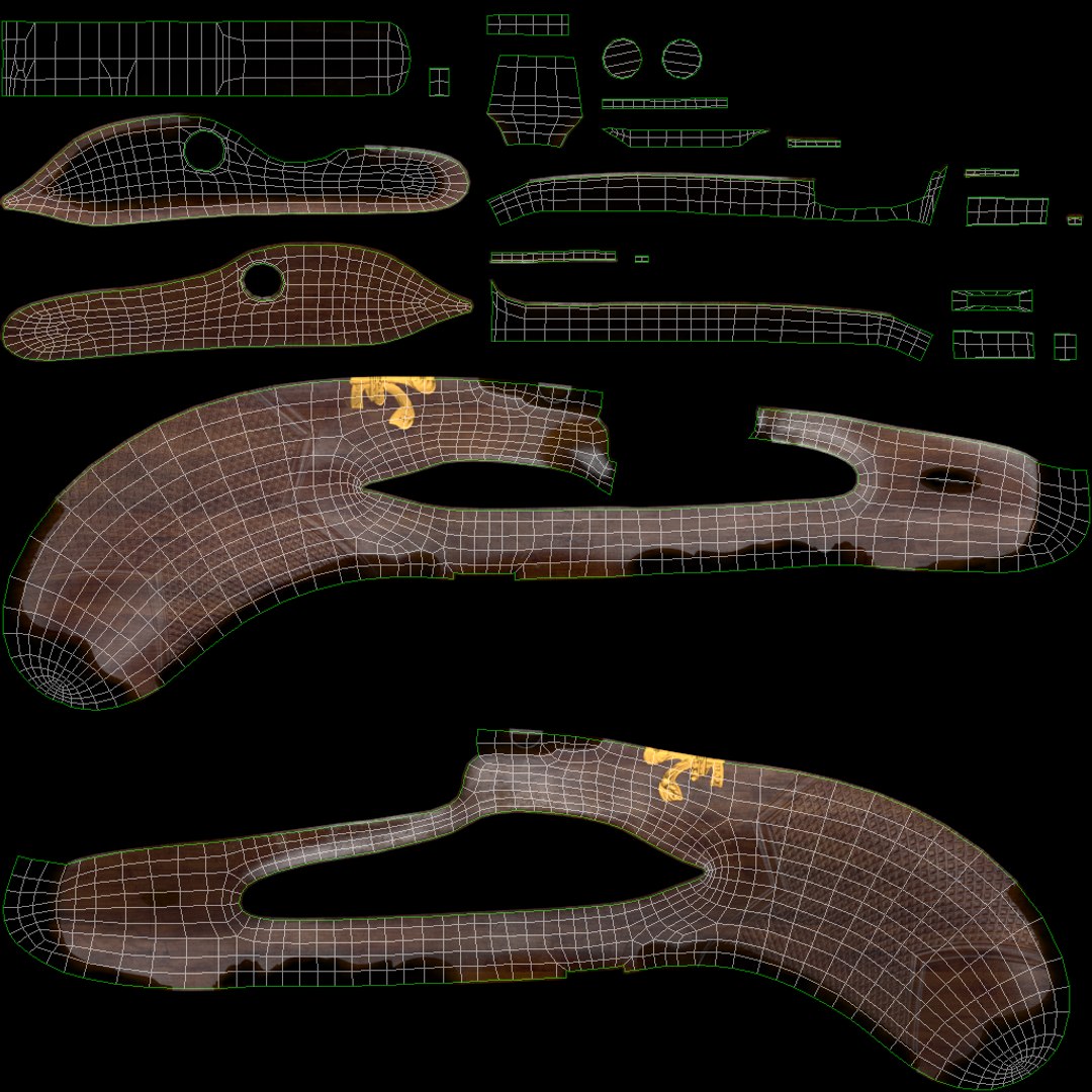 Flintlock Pistol Model - TurboSquid 2044971