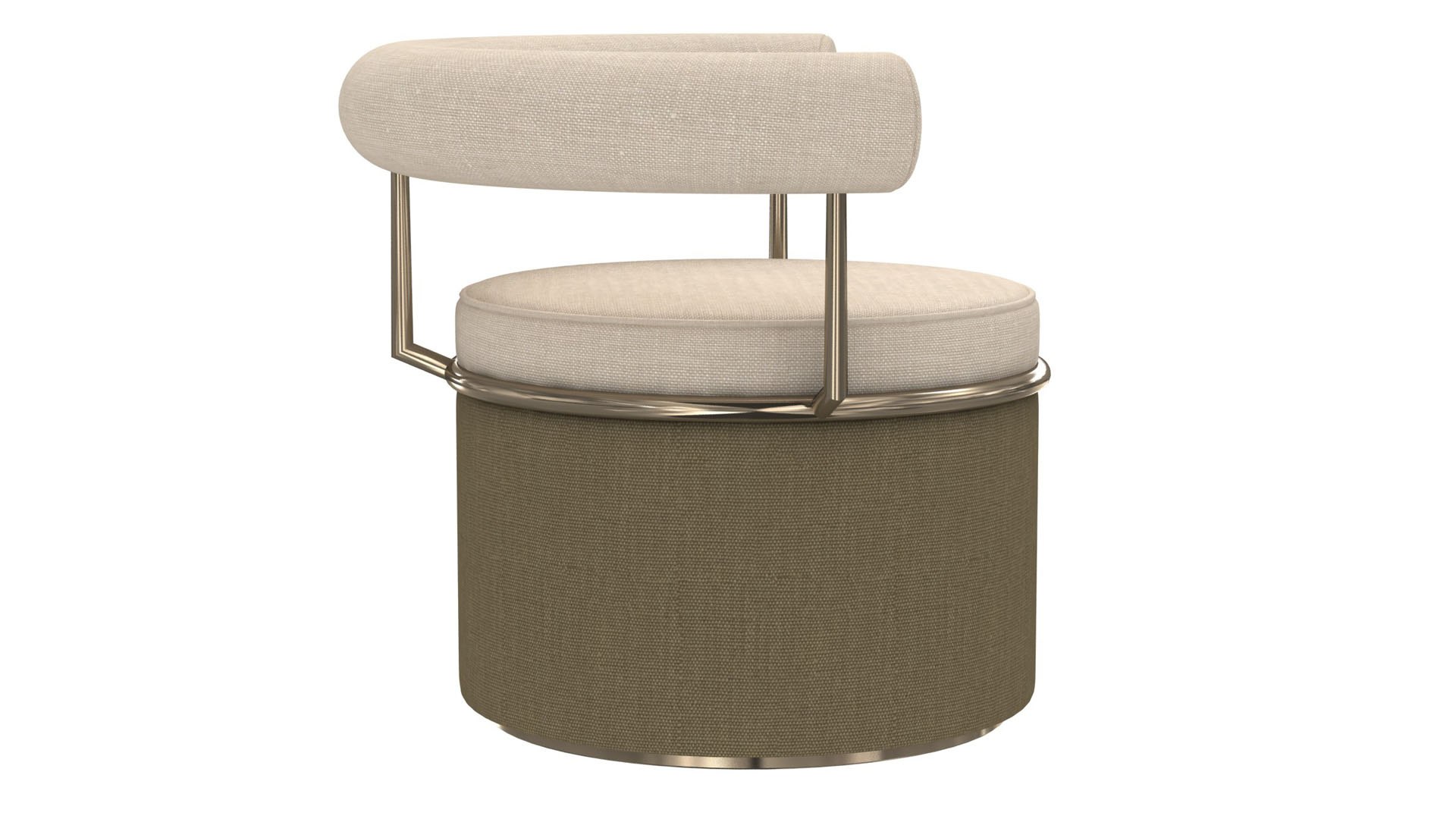 3D Custom round chair 60s style model - TurboSquid 1974420