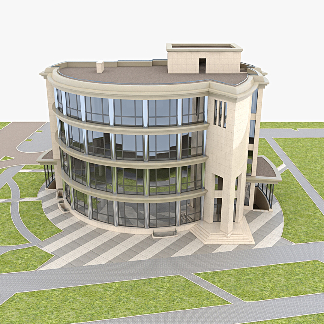3d Model Office Building 3d Model Chinese Government Office Building