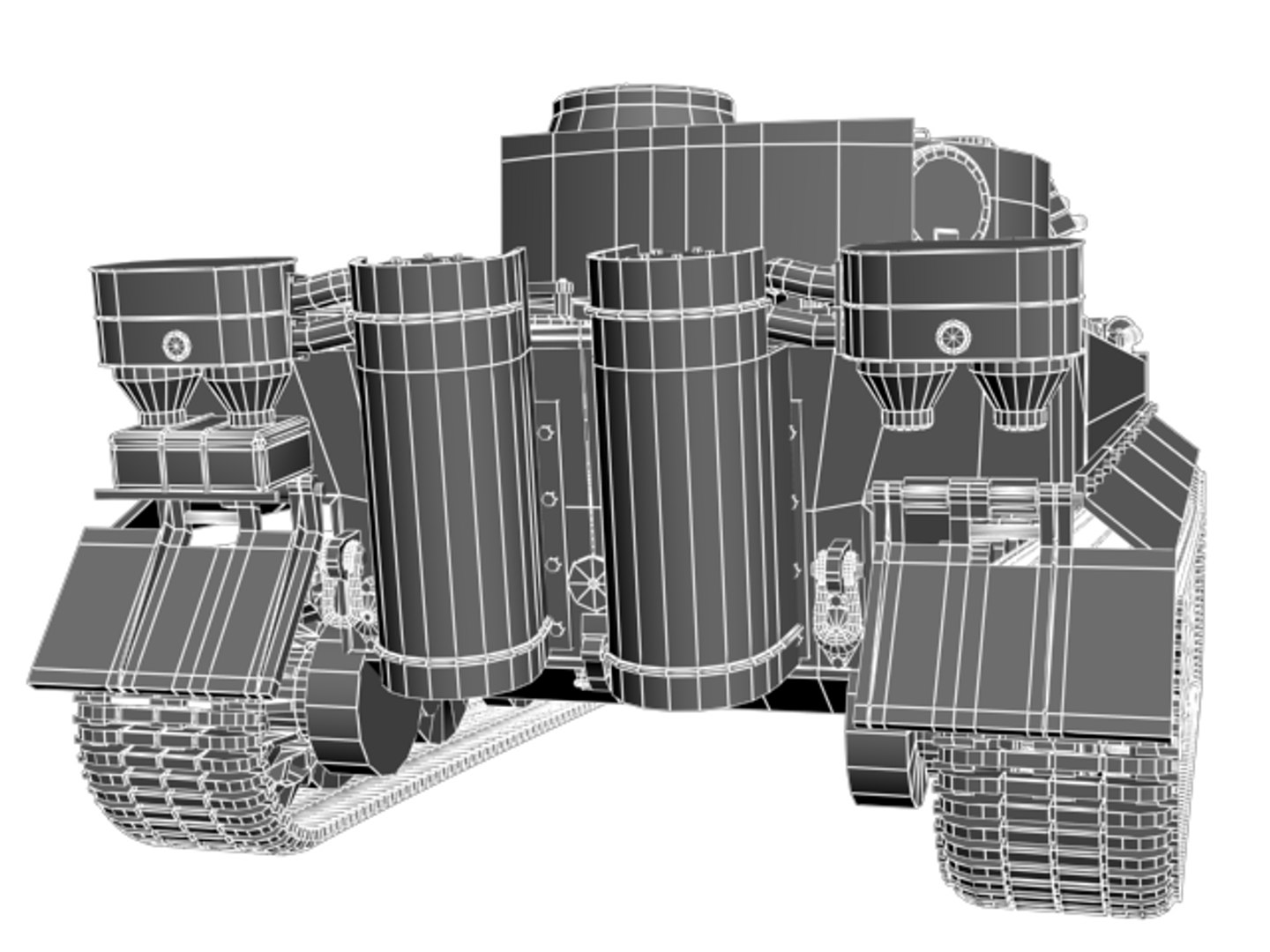 3d model tank