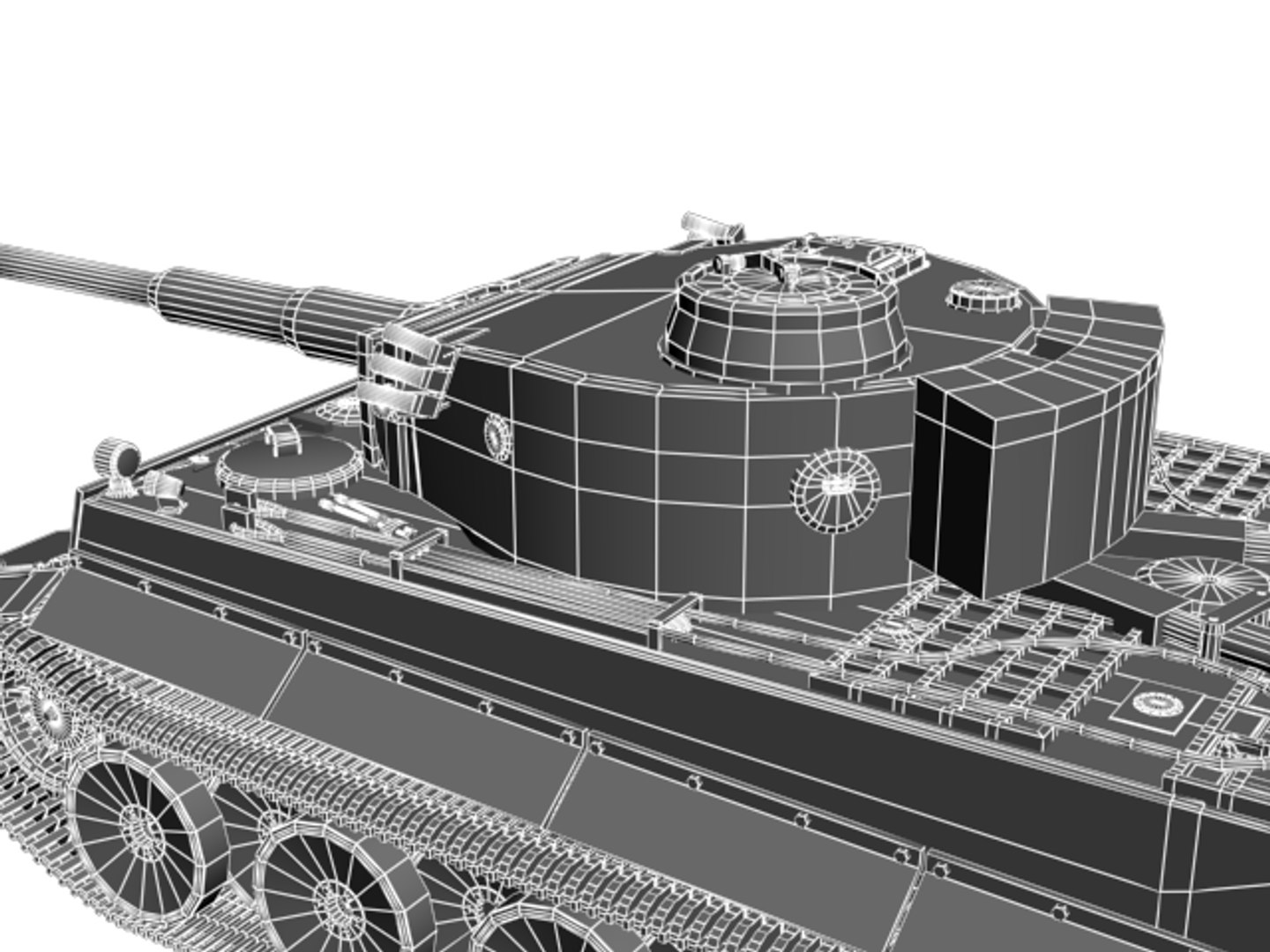 3d model tank