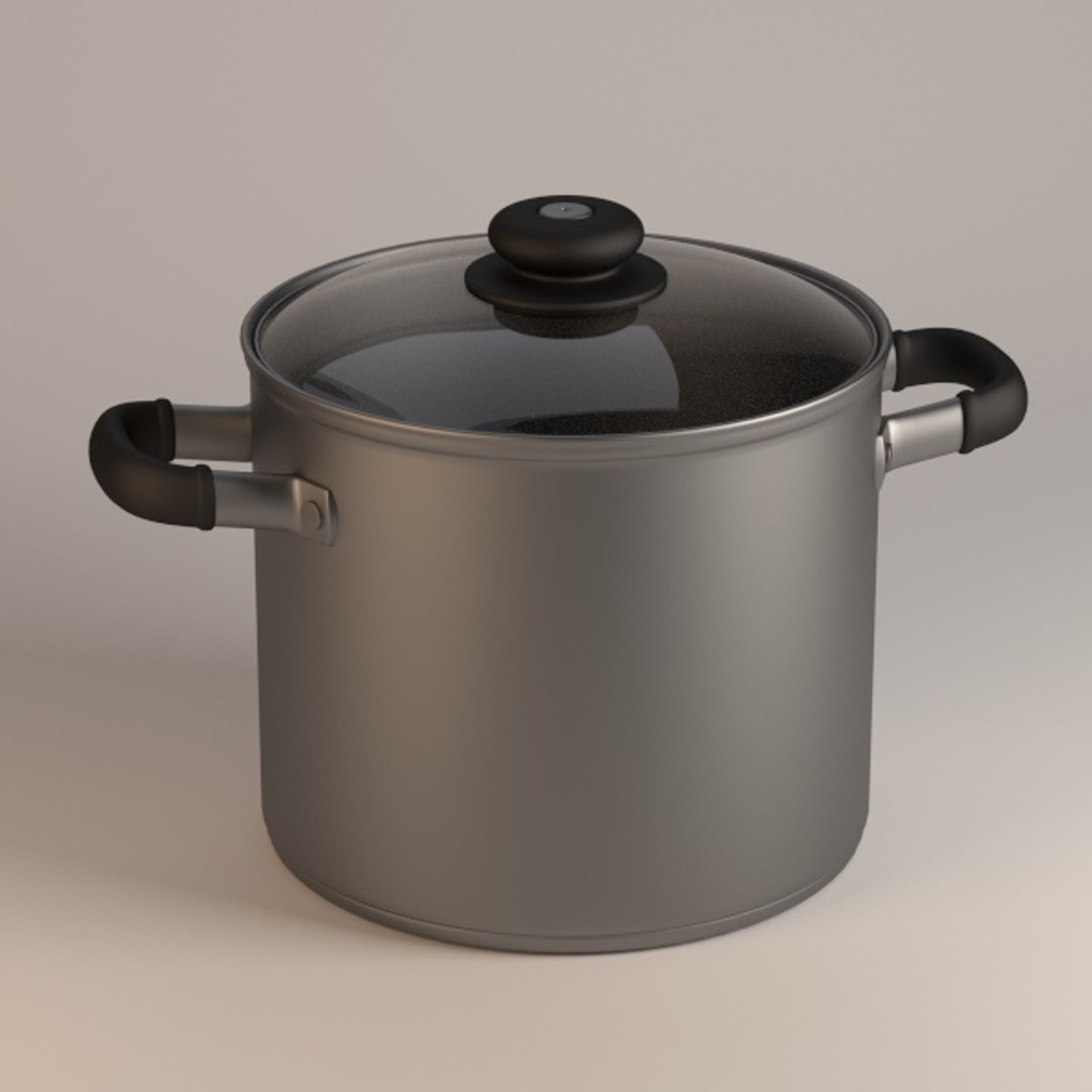 3d cooking pot model