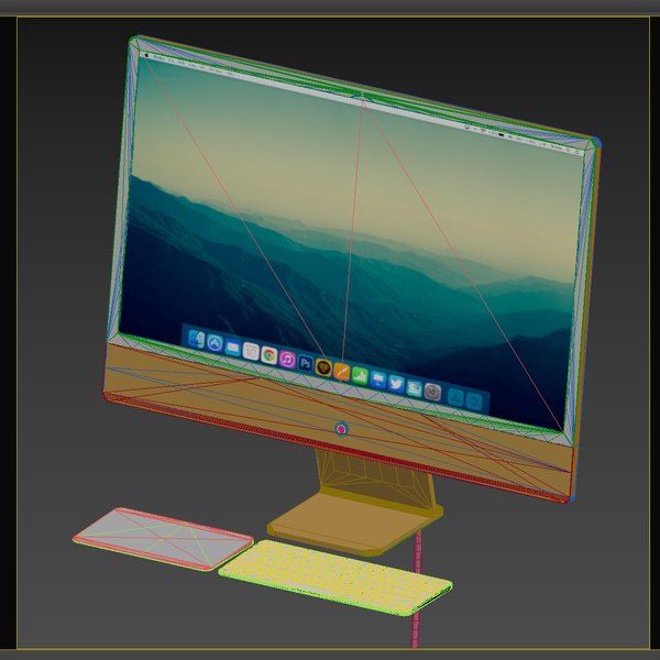 3D iMac 24 - 2021 model - TurboSquid 1765933