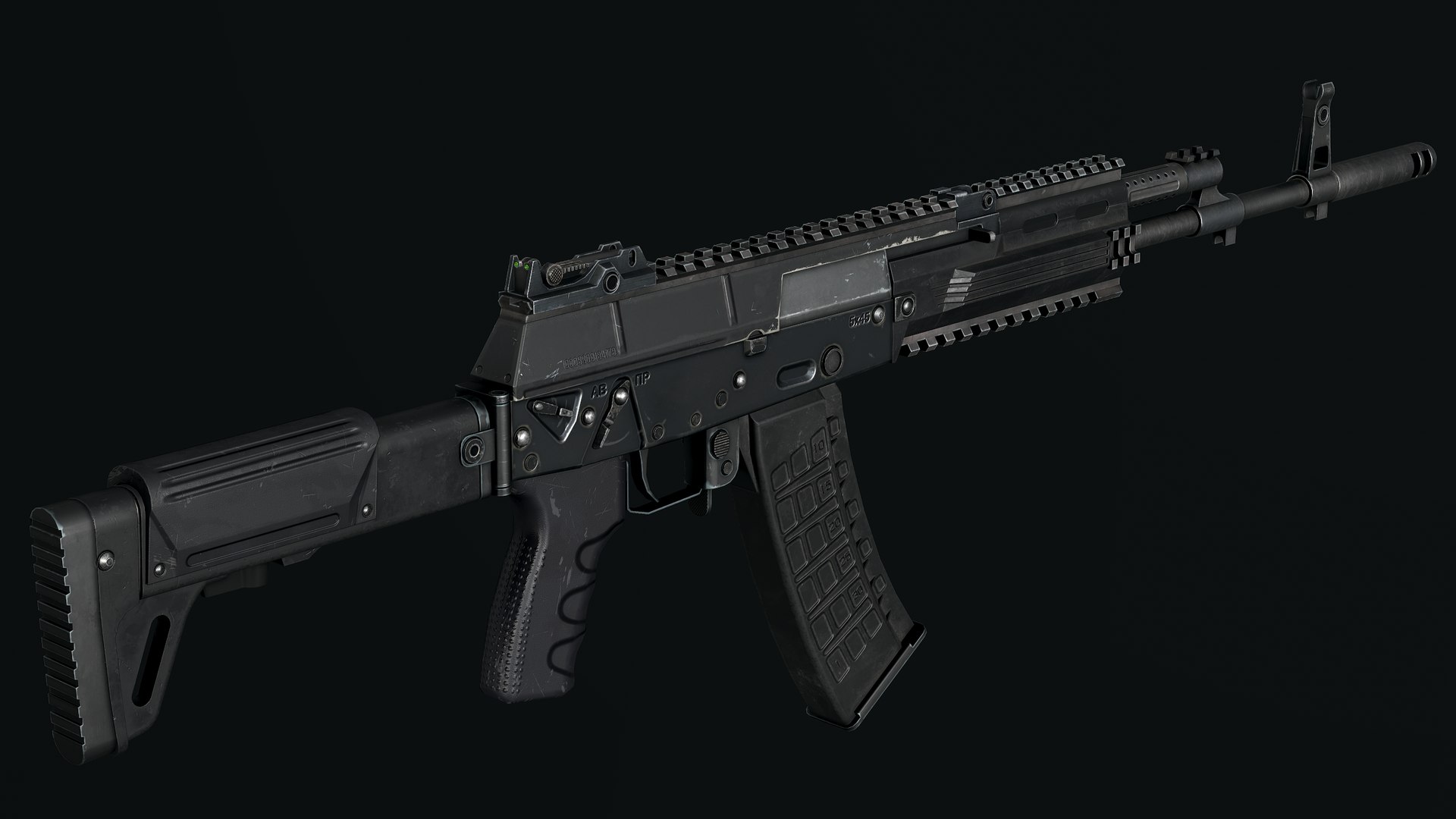 AK 12 Concept - PBR Game Ready Retex Model - TurboSquid 1959739