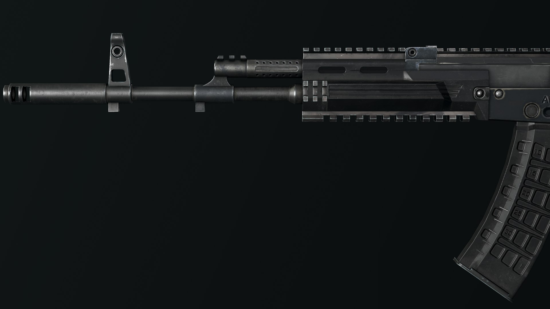 AK 12 Concept - PBR Game Ready Retex Model - TurboSquid 1959739