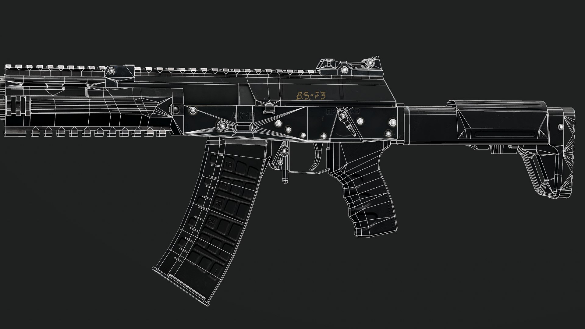 AK 12 Concept - PBR Game Ready Retex Model - TurboSquid 1959739