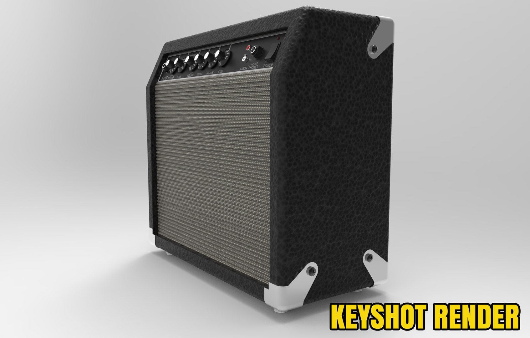 amplifier musical 3d model