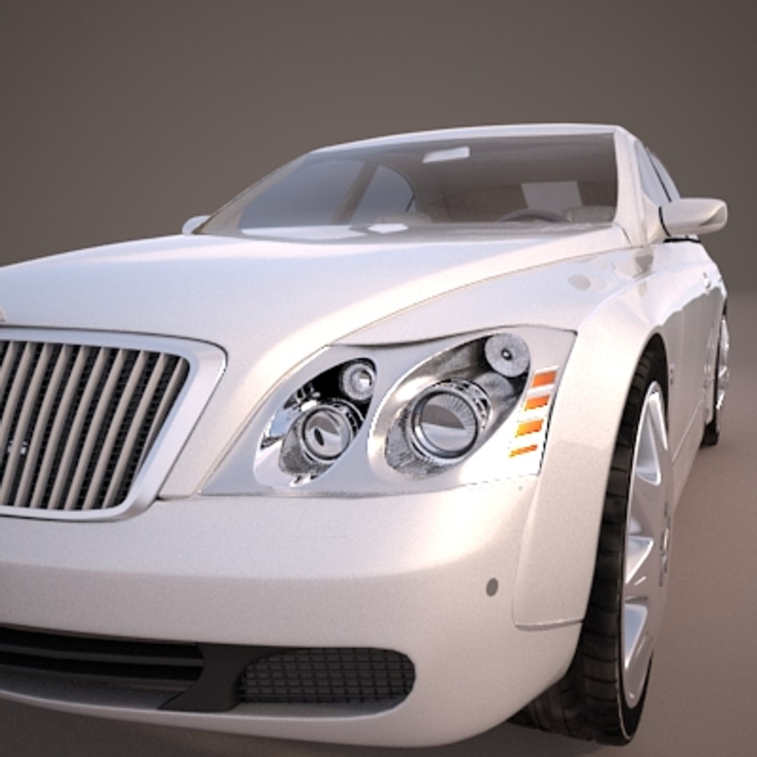 3d max maybach sport vehicle