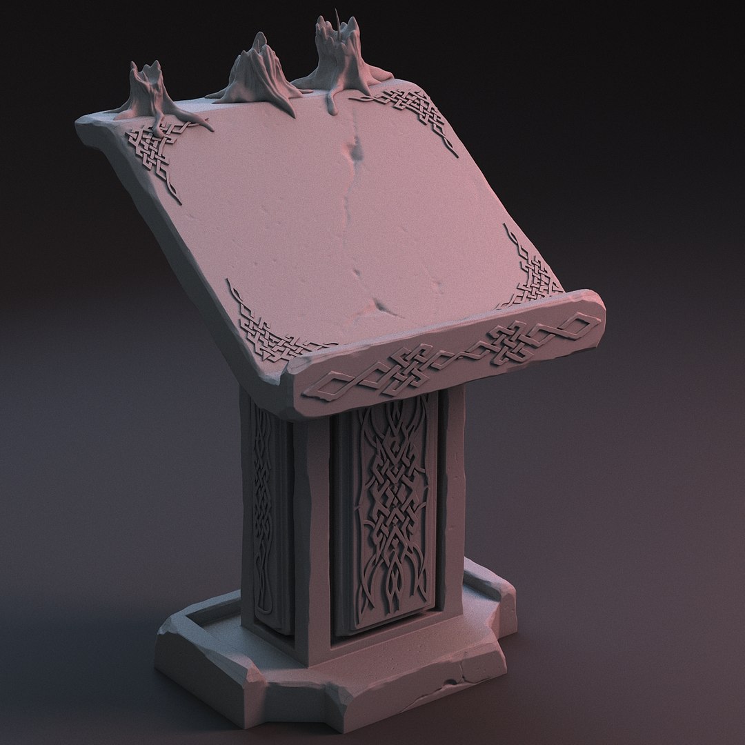 Pulpit 3D - TurboSquid 1354144