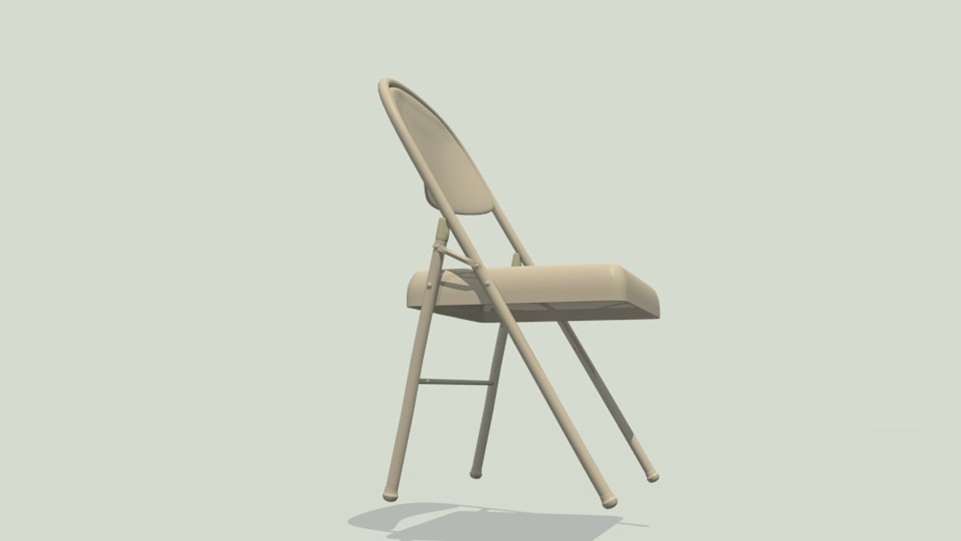 3d Folding Chair Model
