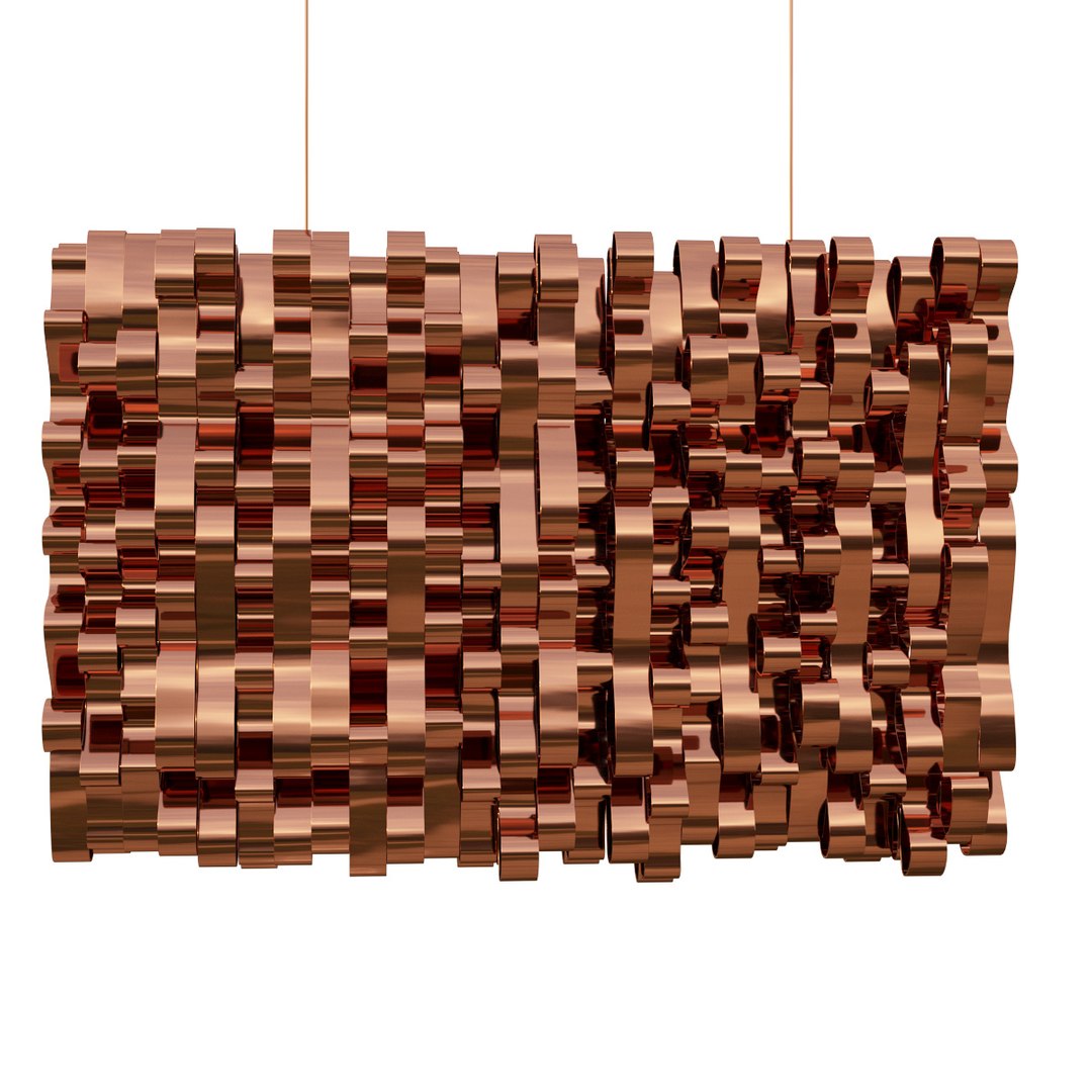 3d decor curves plates model