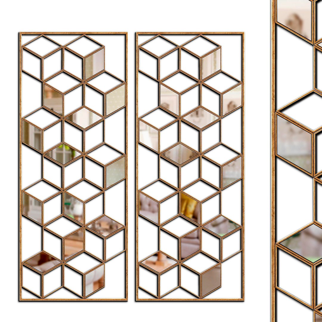 3D Mirrors Set 26 - TurboSquid 1393885