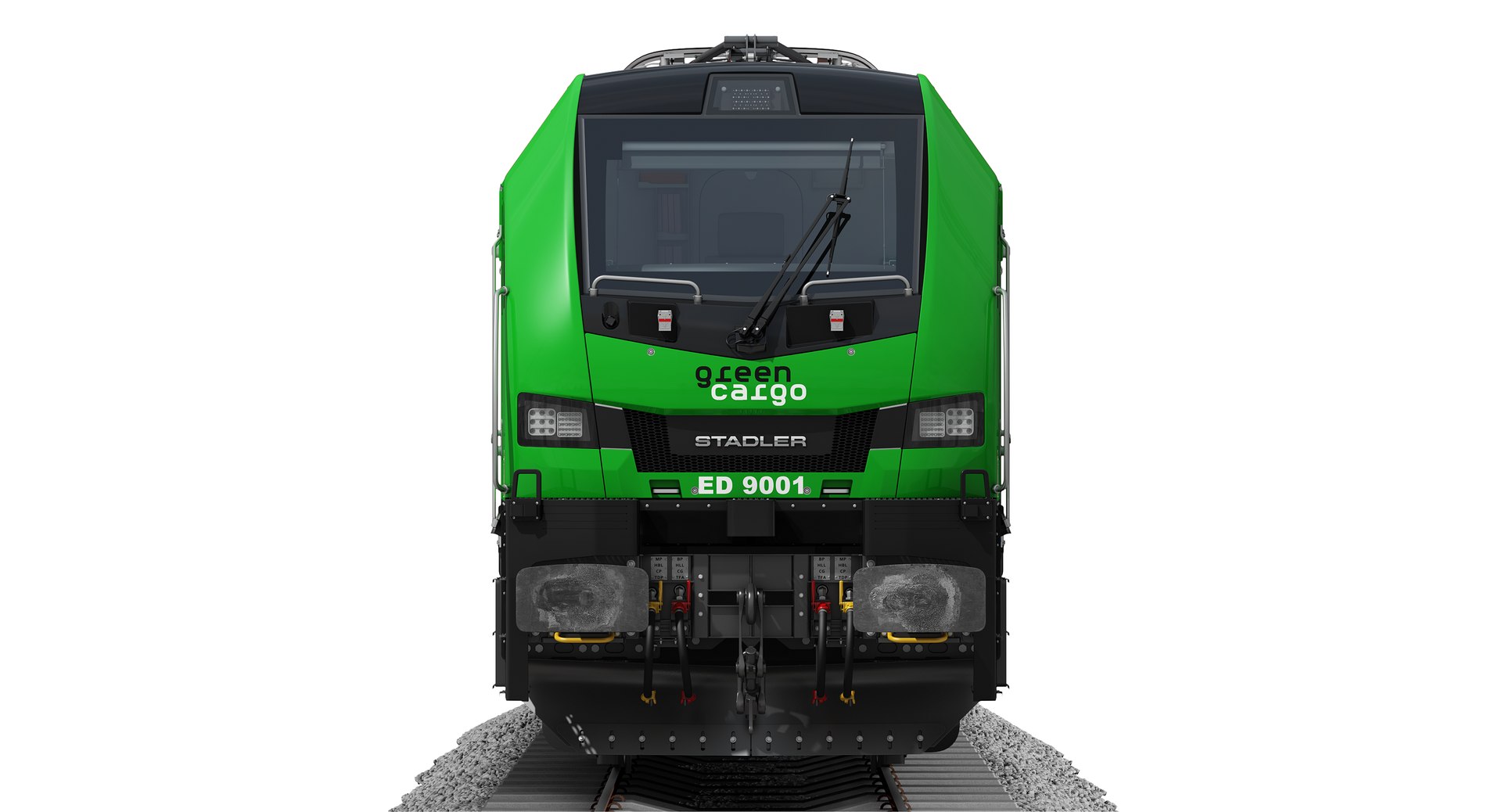 Stadler Euro Dual Green Cargo 3D Model - TurboSquid 2088096