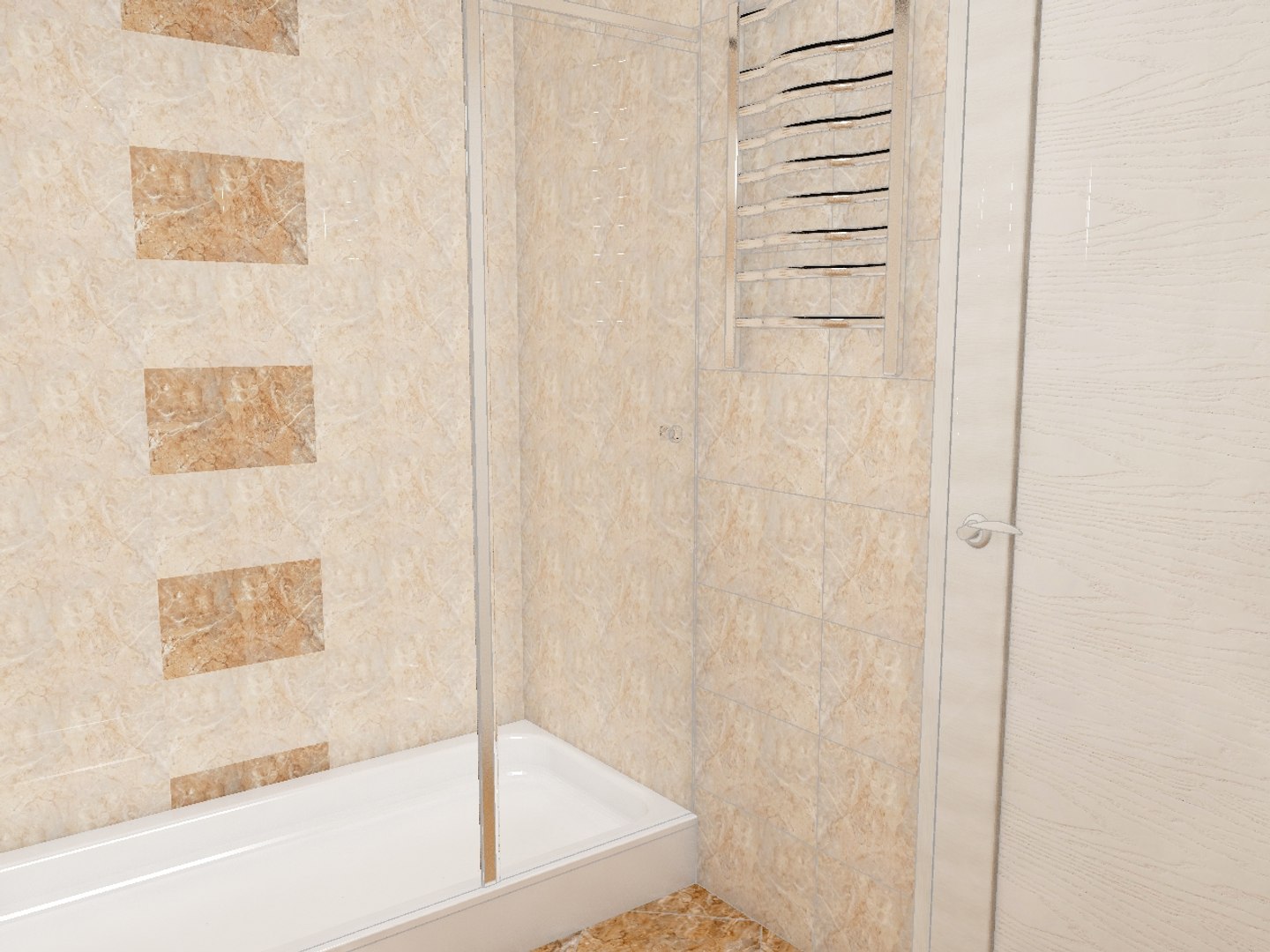 Small Bathroom Model - TurboSquid 1182045