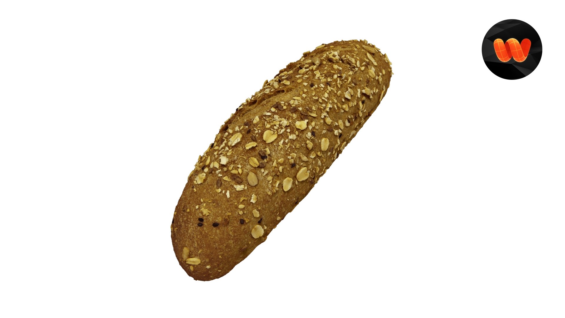 Multigrain Roll - Extreme Definition 3D Scanned 3D - TurboSquid 1734052