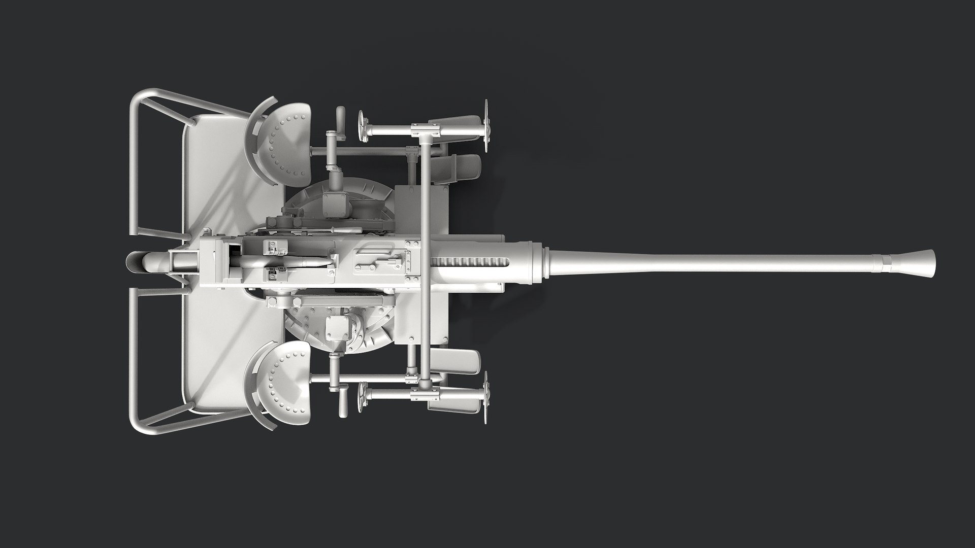 3D 40mm Anti-aircraft Gun Model - TurboSquid 1919282