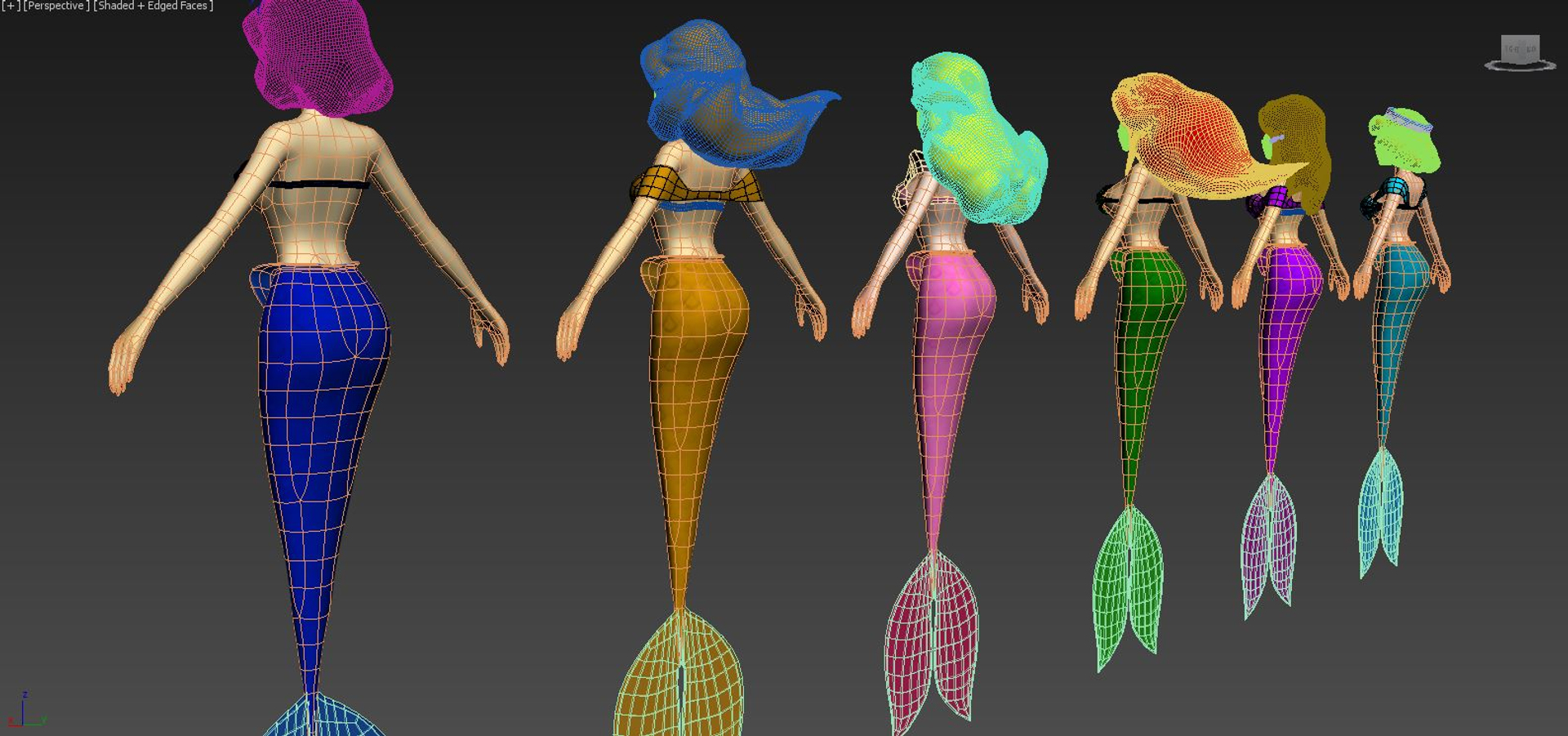 3D mermaid - TurboSquid 1262407