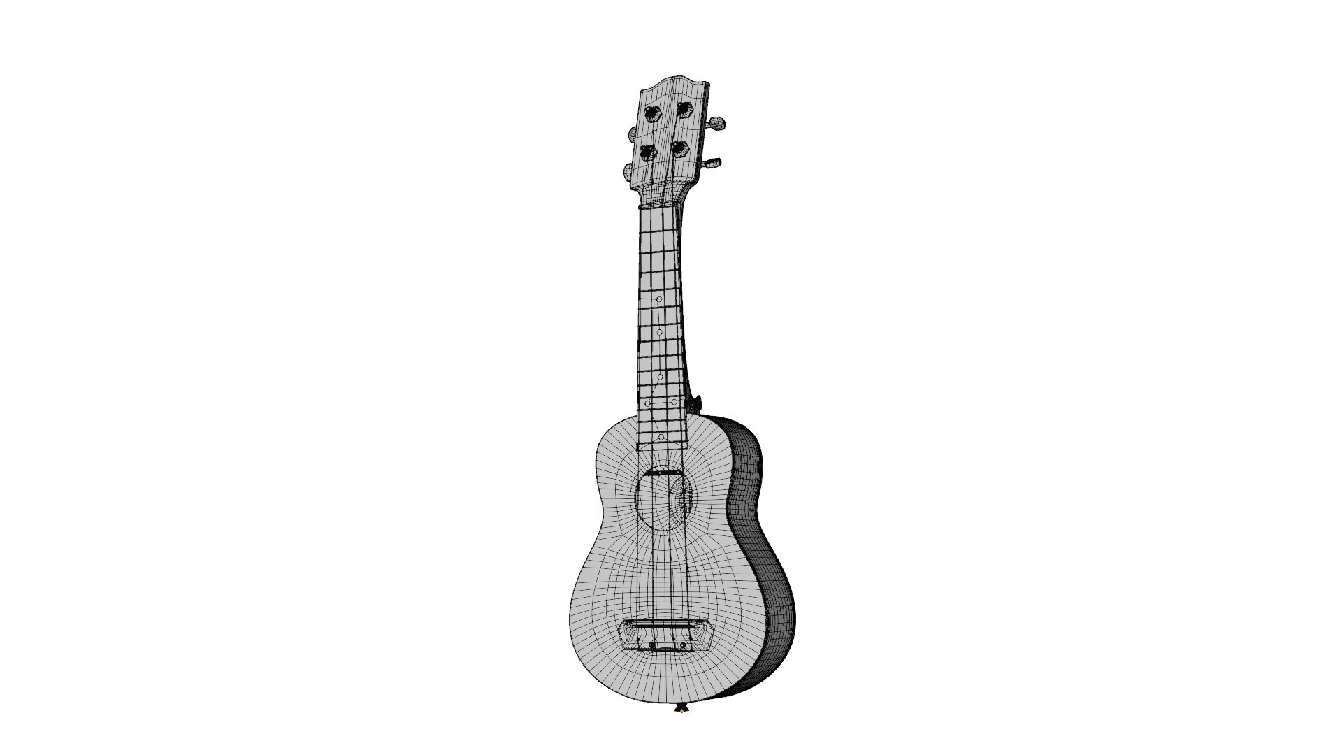 3D Soprano Ukulele Classic Shape model - TurboSquid 2123257