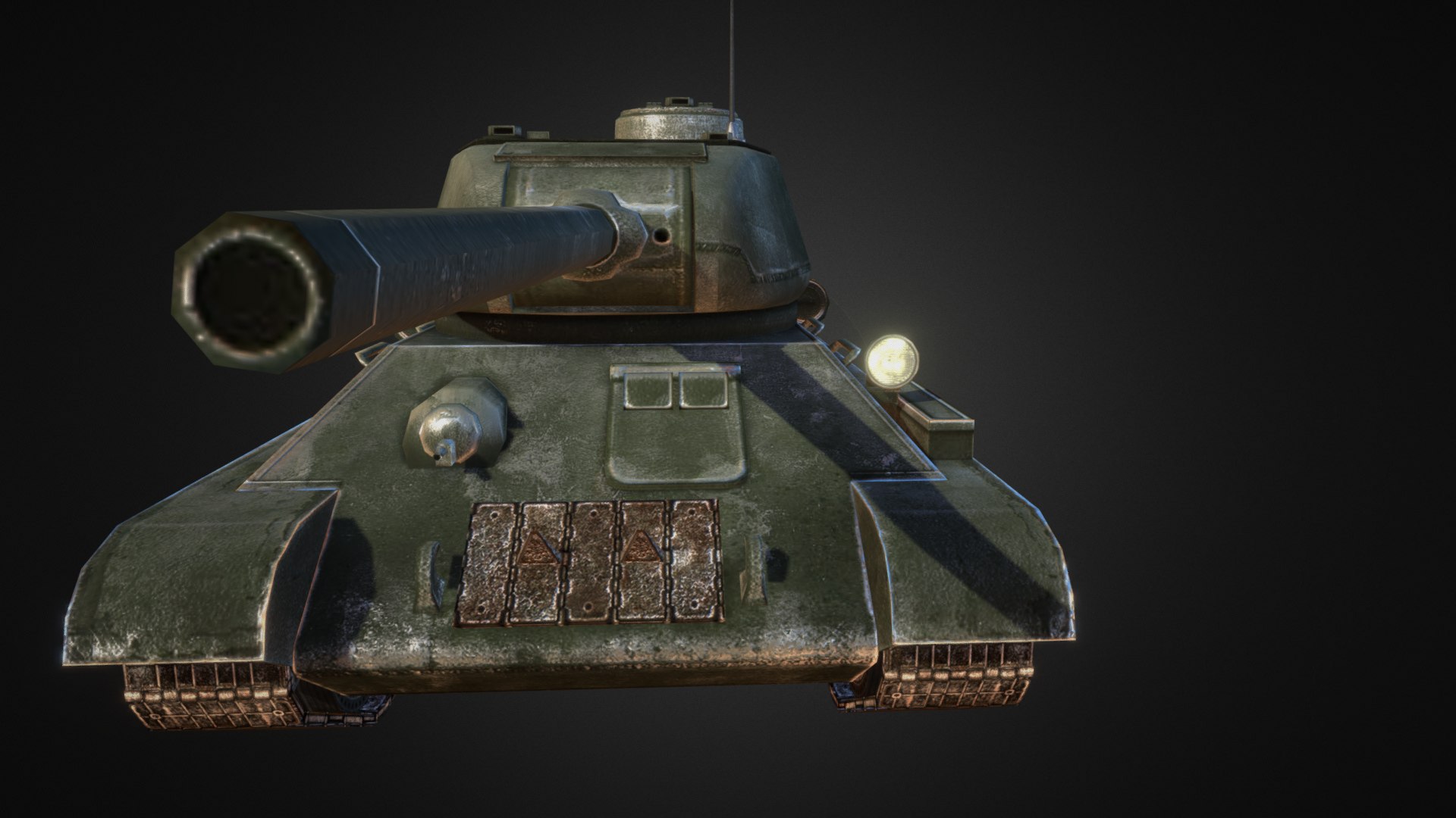 T-34 Military Tank - Highly Detailed Model Model - TurboSquid 2305620