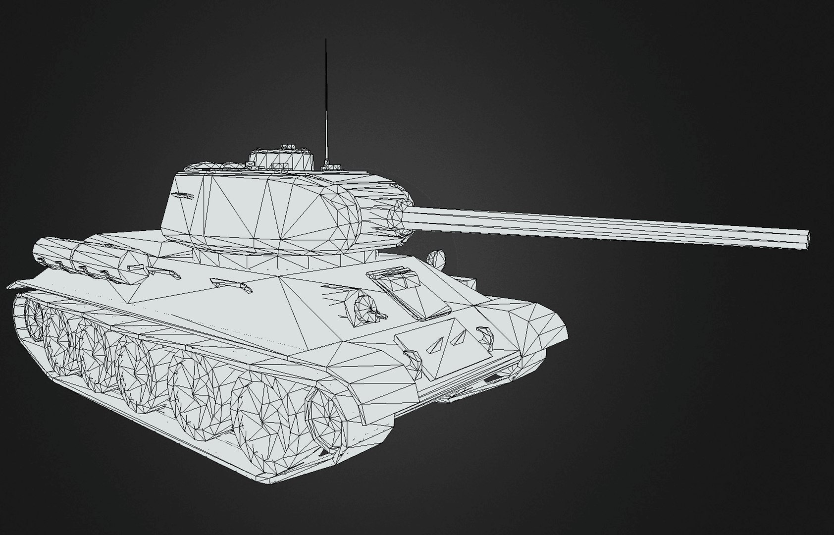 T-34 Military Tank - Highly Detailed Model Model - TurboSquid 2305620