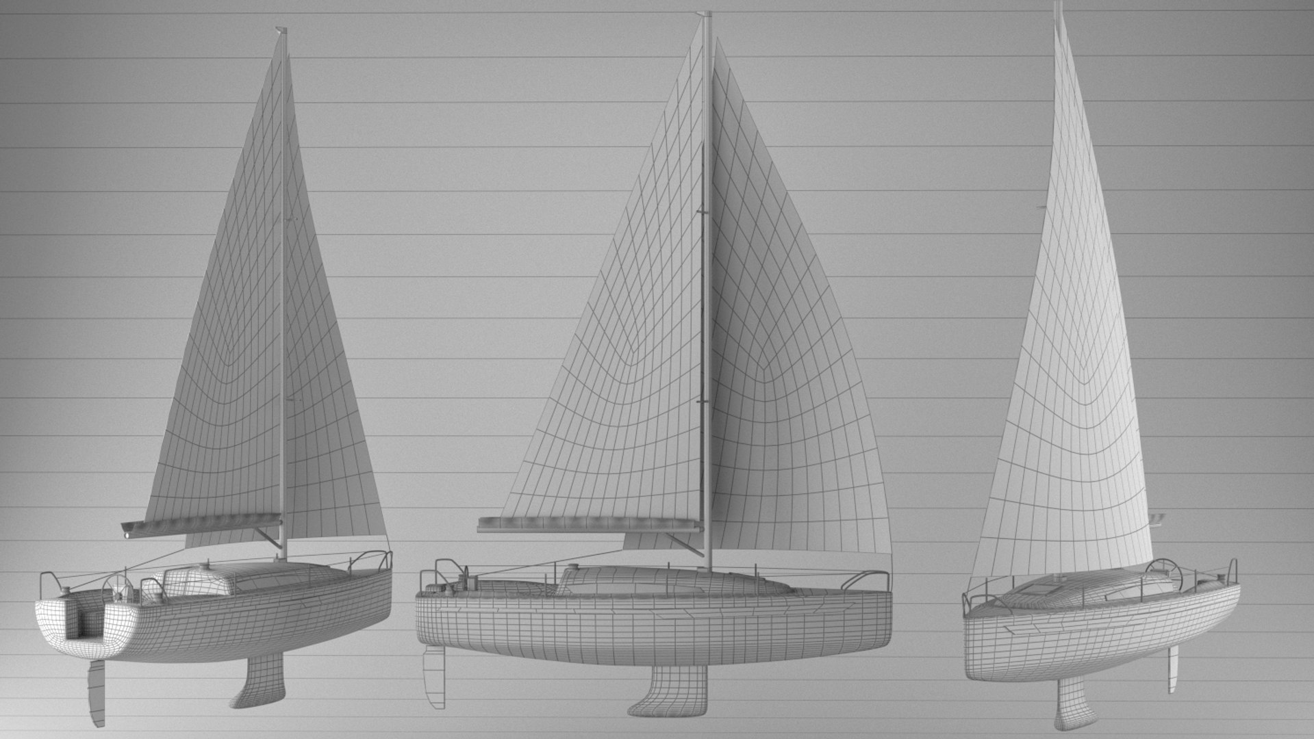 Sailing Boat 3D Model - TurboSquid 1509358