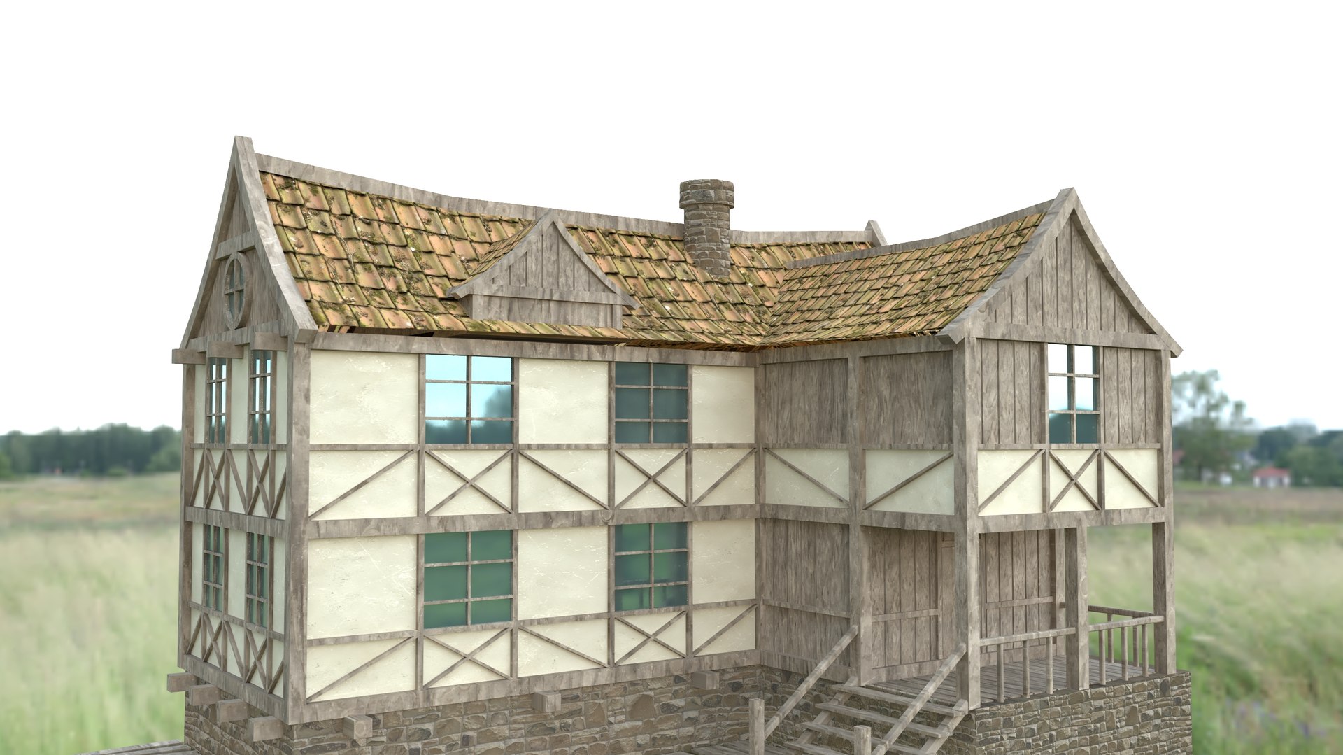 Fantasy House 3D Model - TurboSquid 1454813