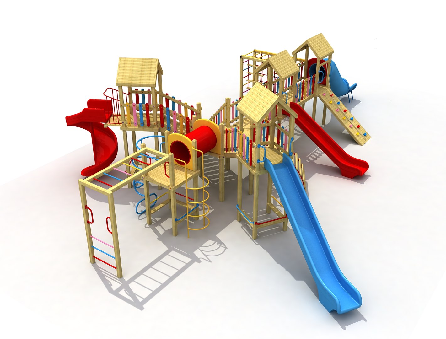 3D Huge Gengon Playground - TurboSquid 1538427